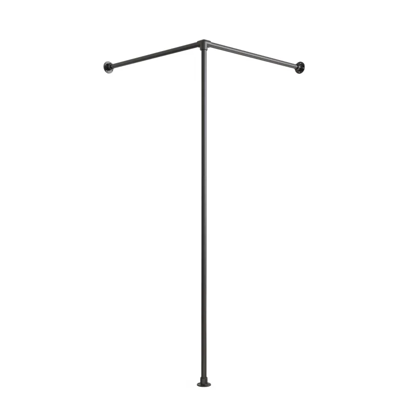 Corner fitting room - tubular structure